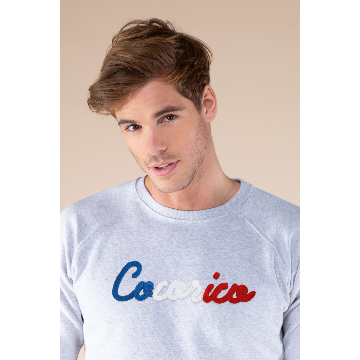 FRENCH DISORDER - Sweat Homme CLYDE COCORICO Gris | E-Shop CLOANE
