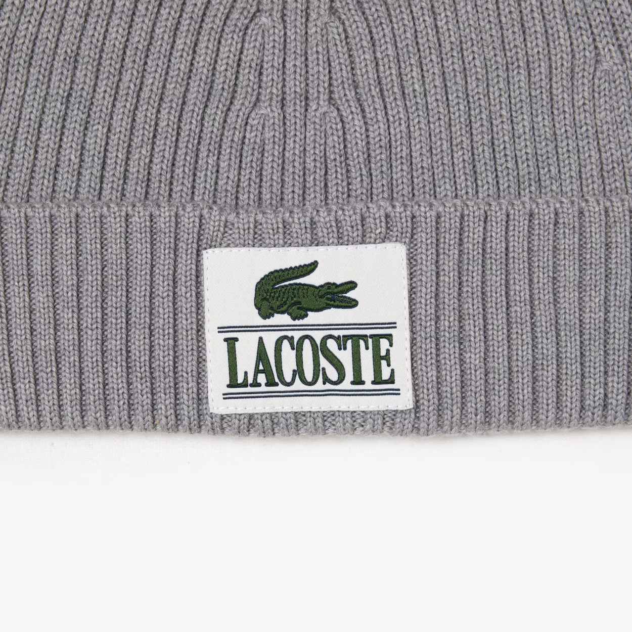 LACOSTE - Bonnet en laine Homme Bleu Marine ou Gris | E-Shop CLOANE