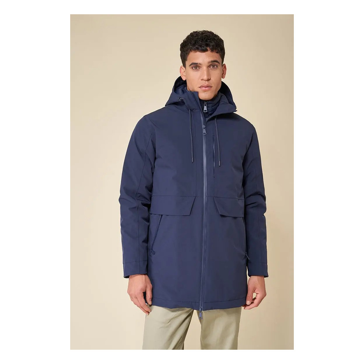 TANTA RAINWEAR - Parka Homme FLAKO Noir ou Kaki | E-Shop CLOANE